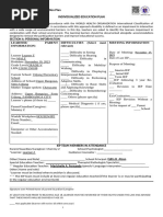 Iep Deped Format | PDF | Individualized Education Program | Learning
