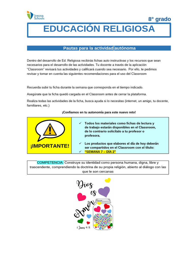 Ficha de Trabajo 01 | PDF | Diez Mandamientos | Creencia religiosa y doctrina