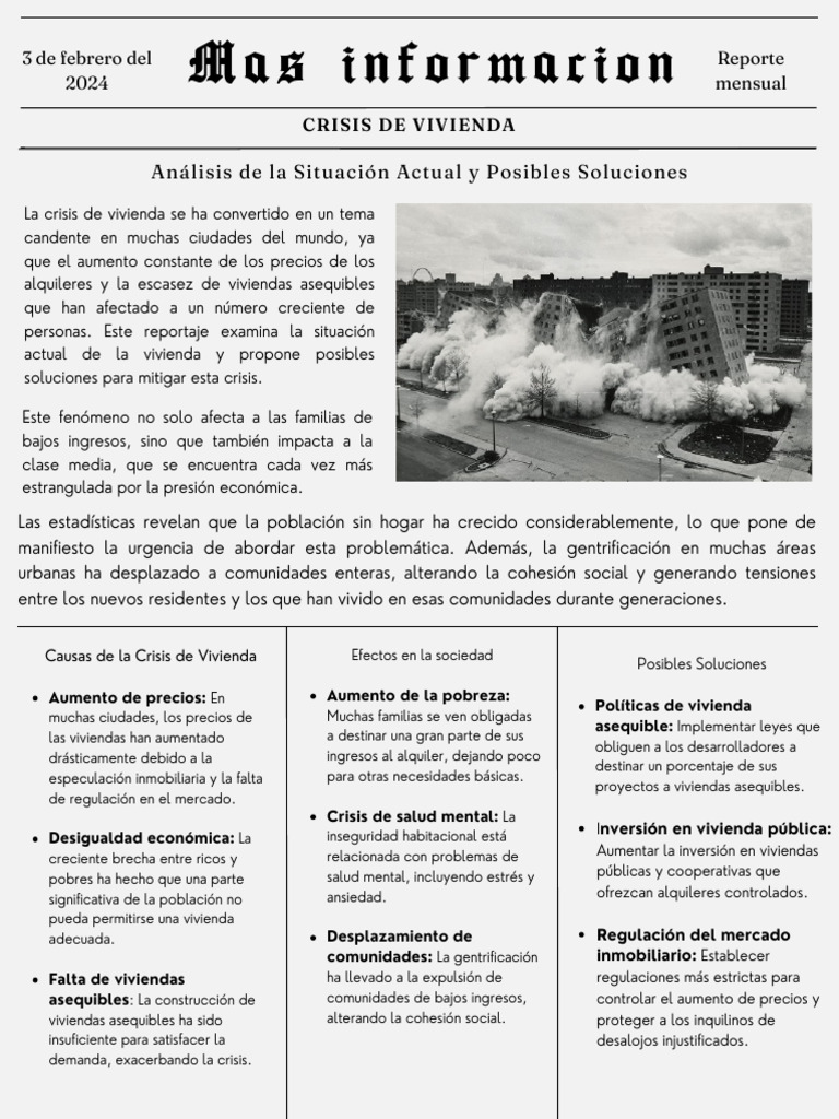 Periódico Reporte | PDF | Barrio residencial | Economias