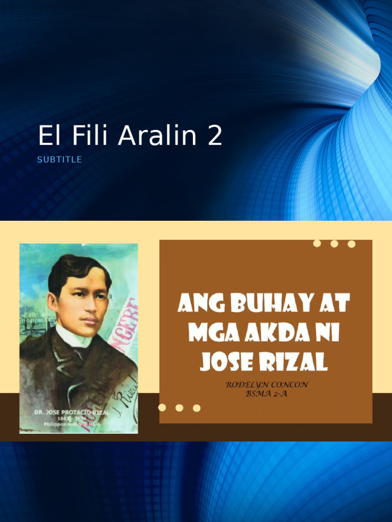 El Fili Aralin 2 | PDF