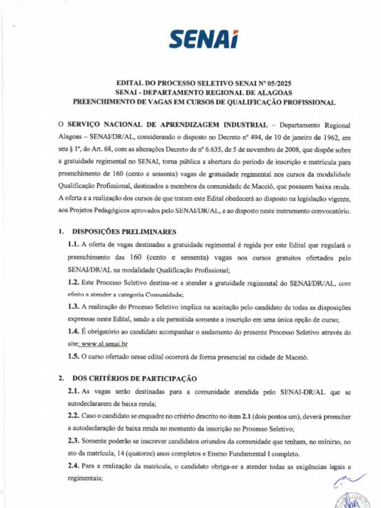 Edital-de-Gratuidade-N°05-2025 | PDF