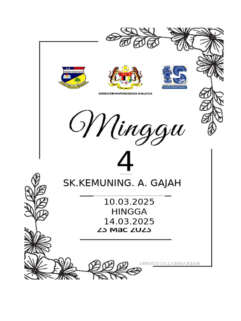 Cover RPH Mingguan 2025 | PDF