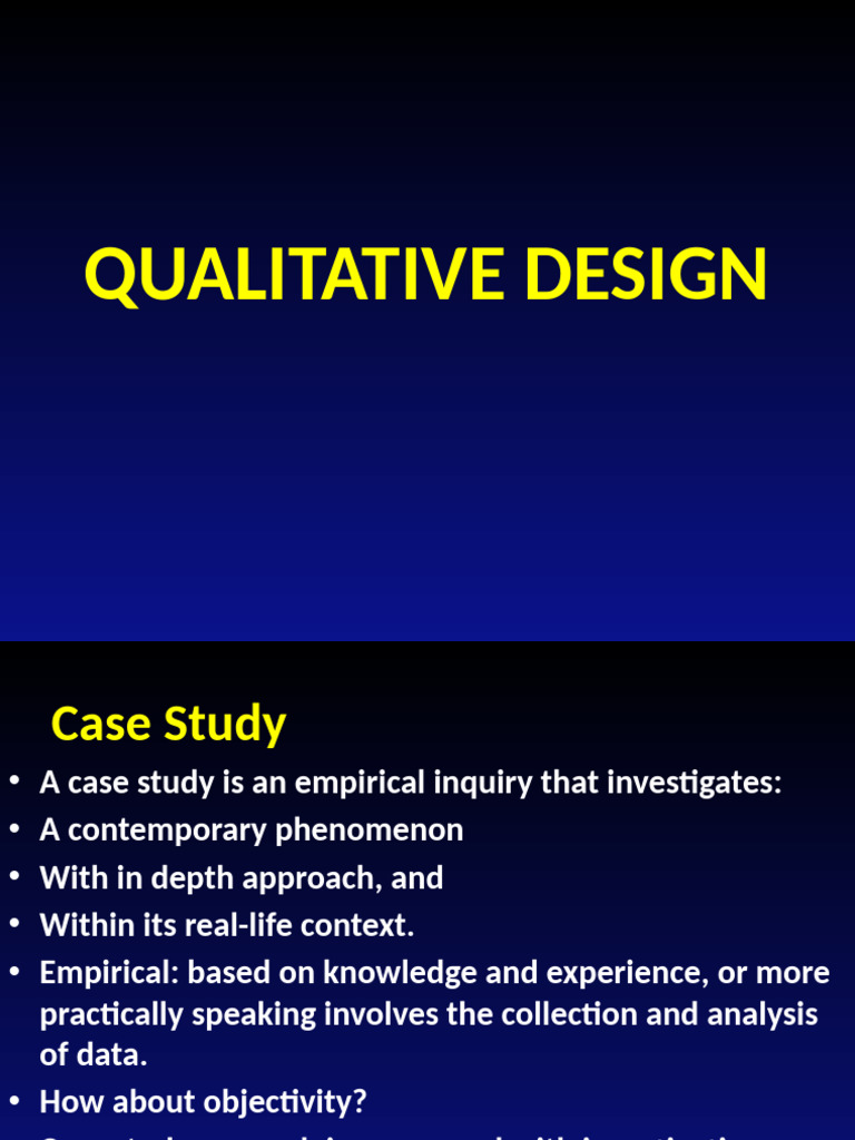 Research Metholody - Qualitative-Design | PDF | Theory | Case Study