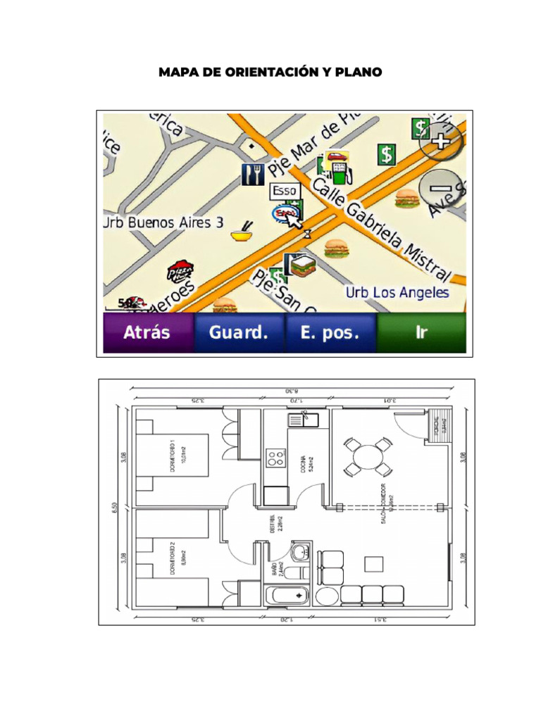 Mapa de Orientación y Plano | PDF