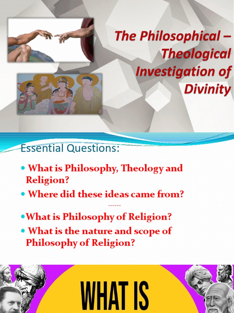 Introduction To Philosophy of Religion | PDF | Theism | God