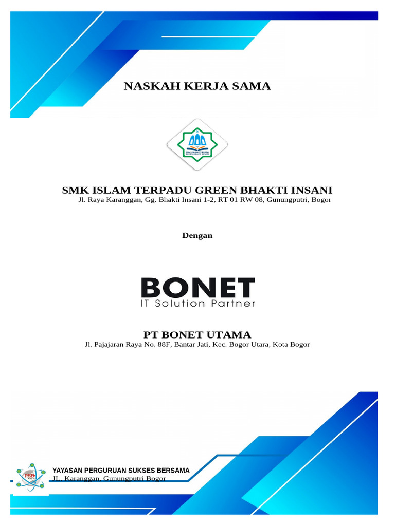 40 - 3 MOU SMK MT dengan PT. Bonet | PDF