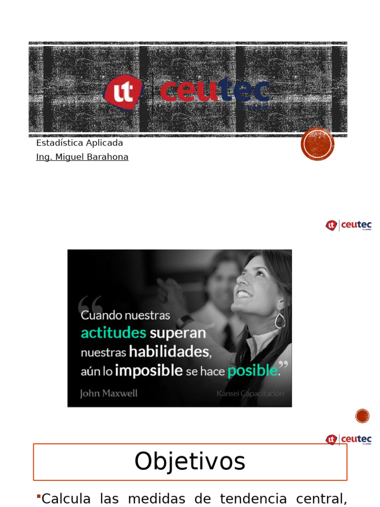 Estadística Aplicada Semana 2b | PDF | Mediana | Modo (Estadísticas)