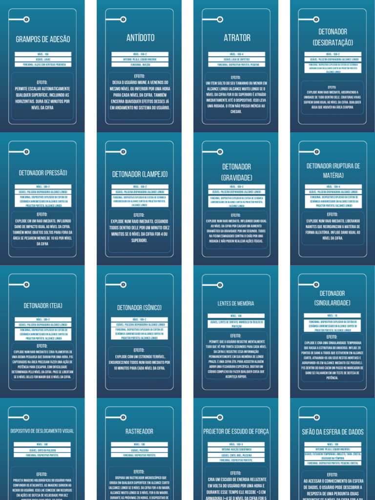 deck de cifras (numenera) | PDF
