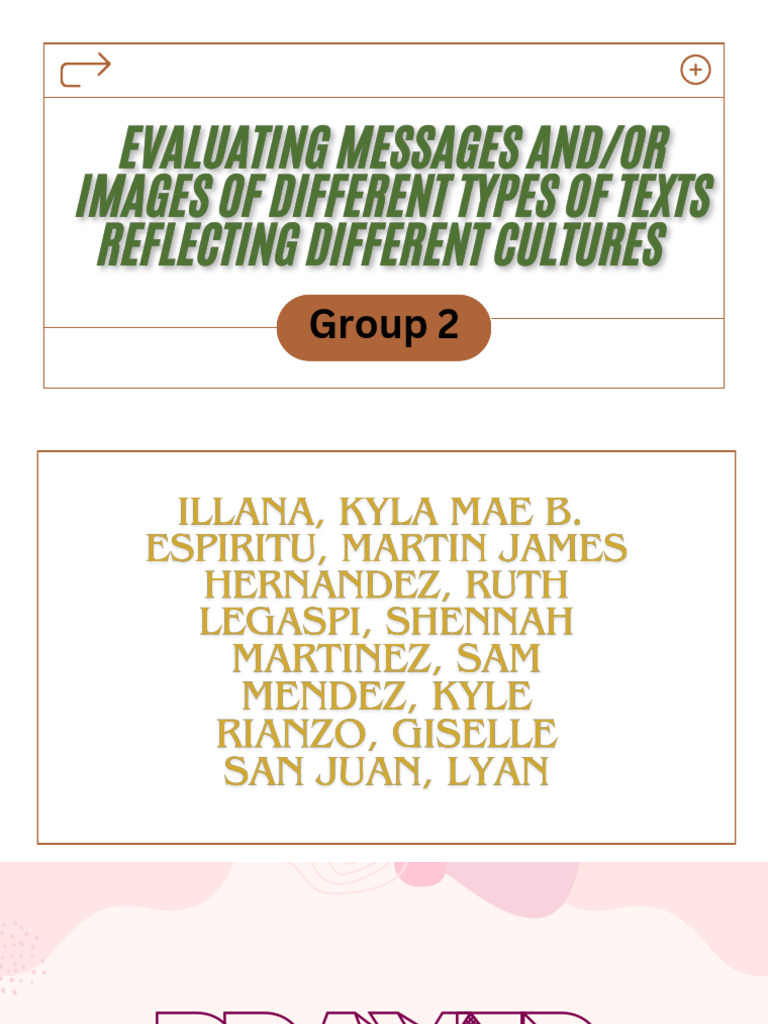 Evaluating Messages And-Or Images of Different Types of Texts ...