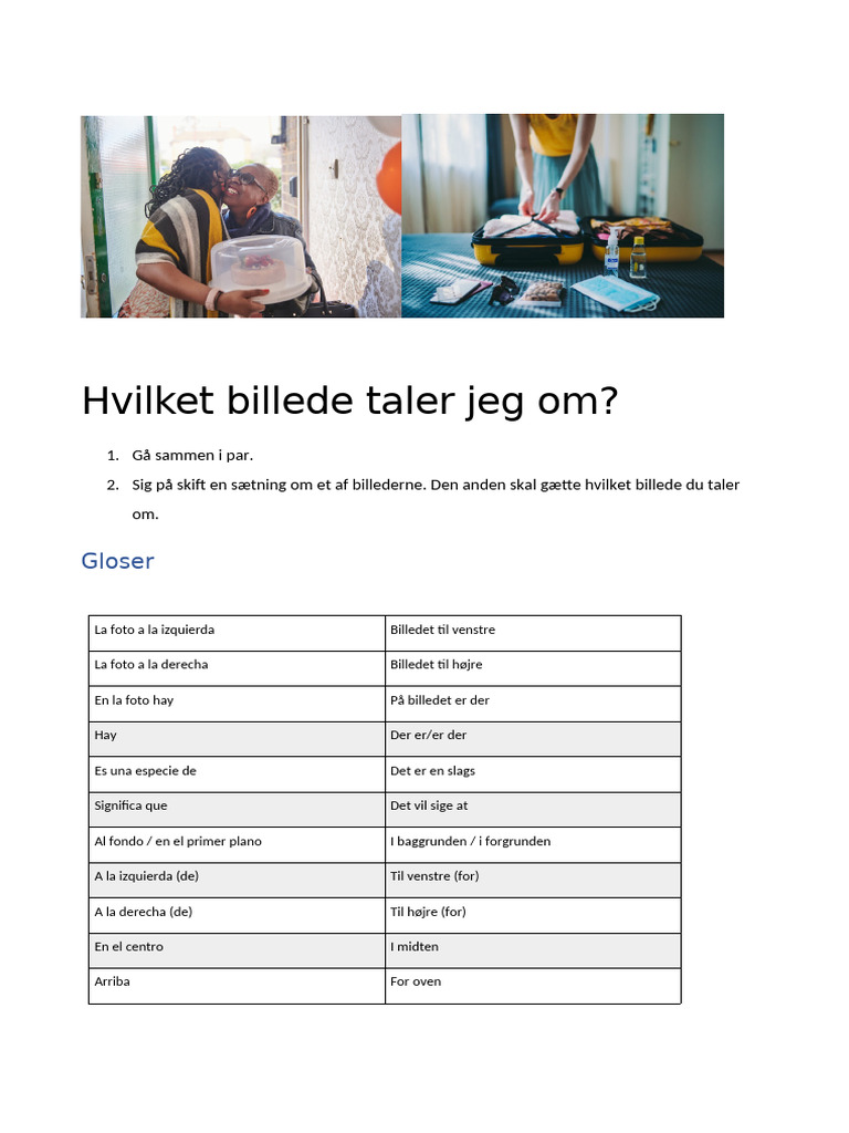 Hvilket Billede Taler Jeg Om | PDF