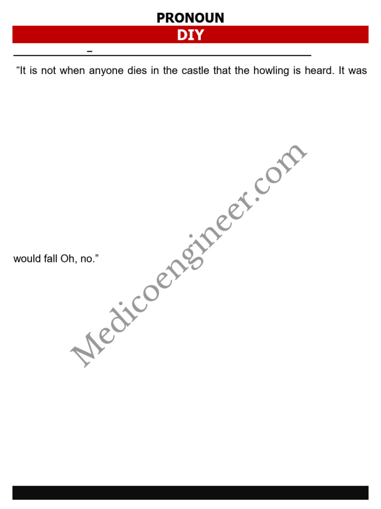 Pronoun Practice Test 2 | PDF | Canis Lupus