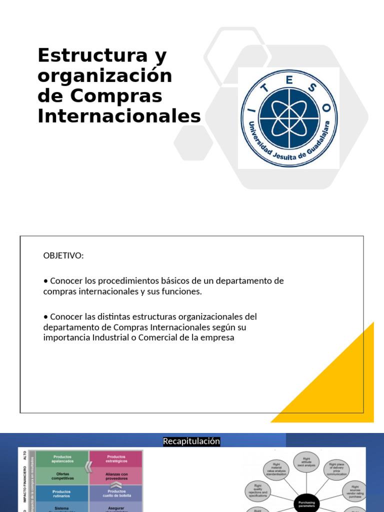 Estructura del Departamento de Compras | PDF | Business | Planificación ...