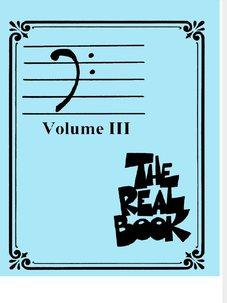 Real Book 3 Bass Clef | PDF
