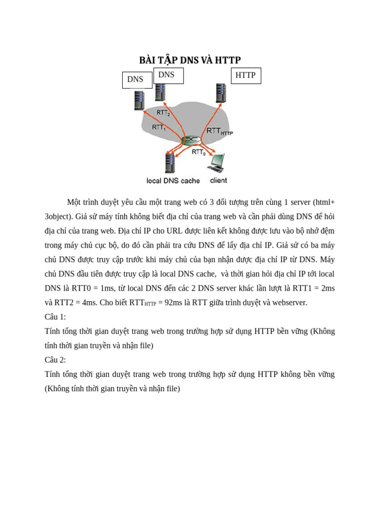 BT2.2 - DNS Va HTTP | PDF