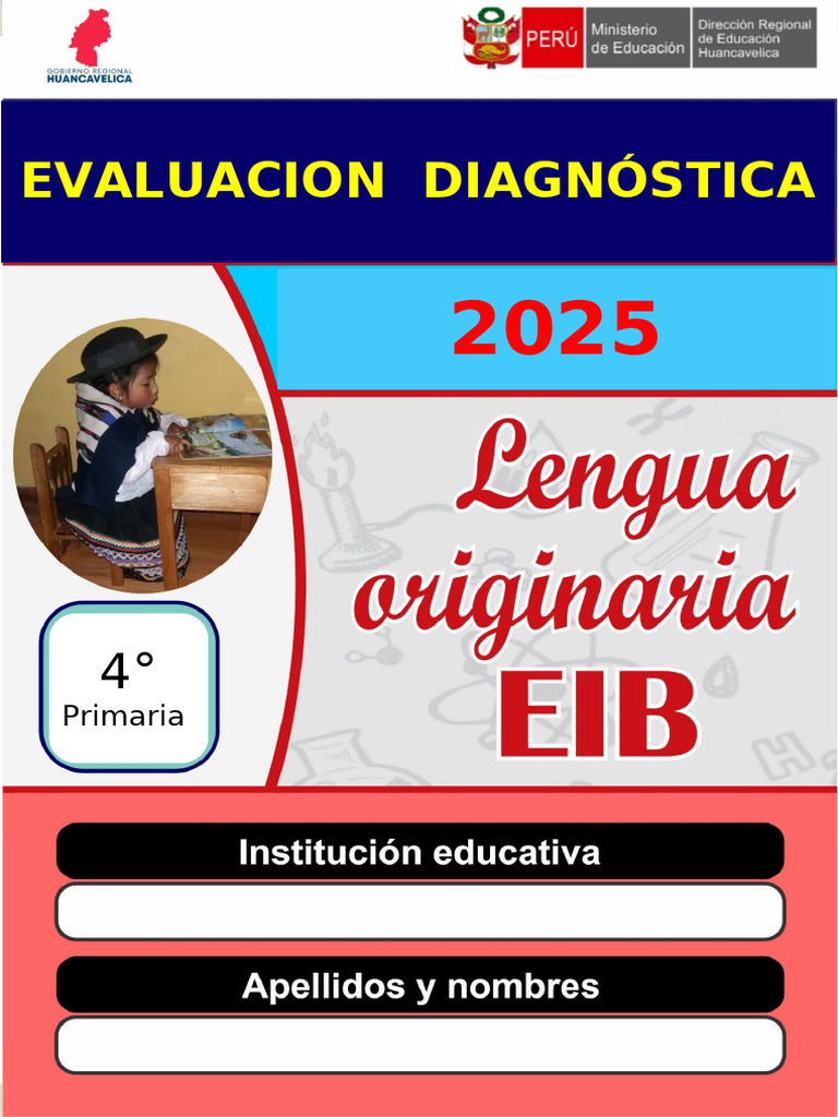 4 Grado Quechua Eval. Diagnóstica | PDF