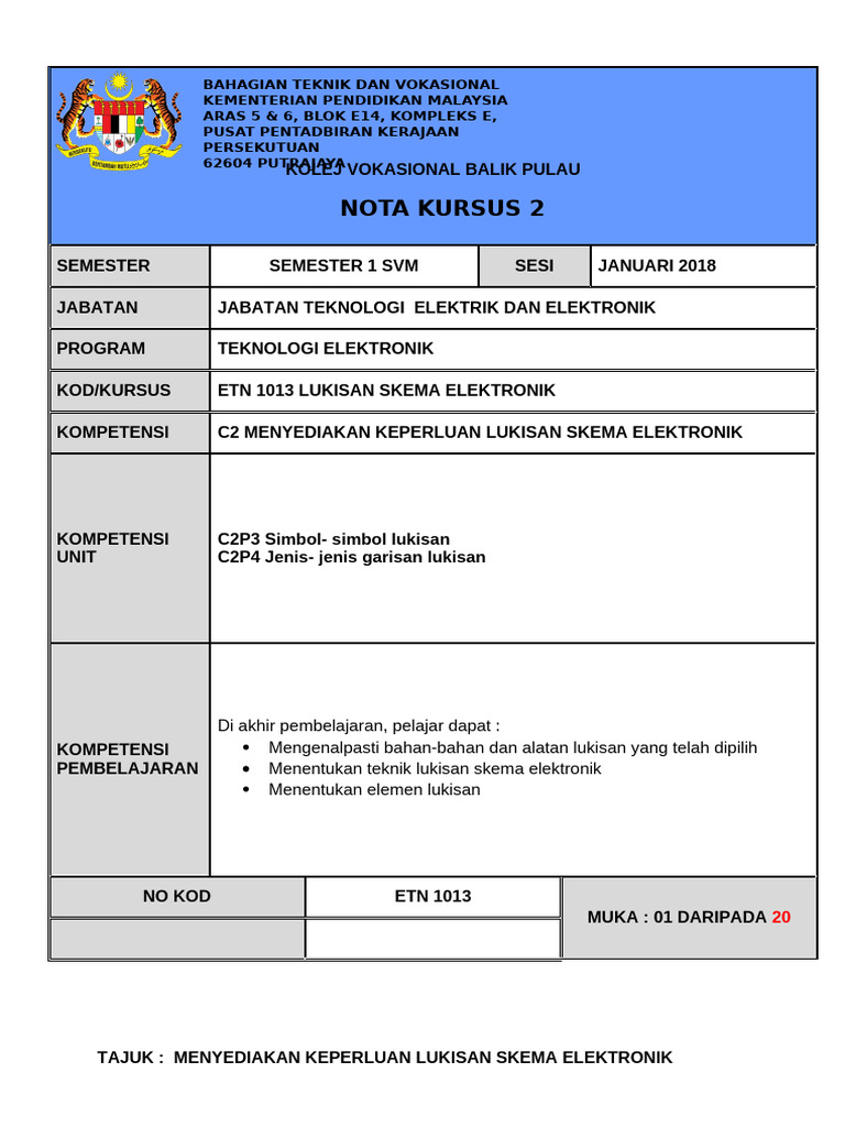 Nota Kursus 2 | PDF