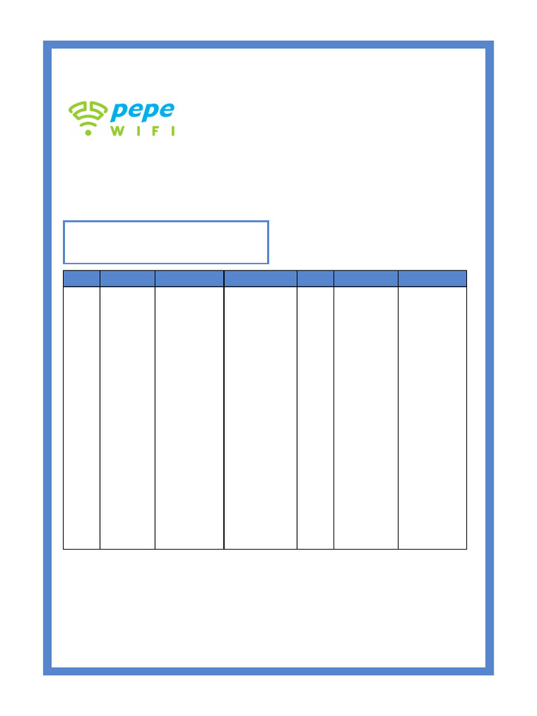 Recibo de Pago por Servicio de Internet | PDF