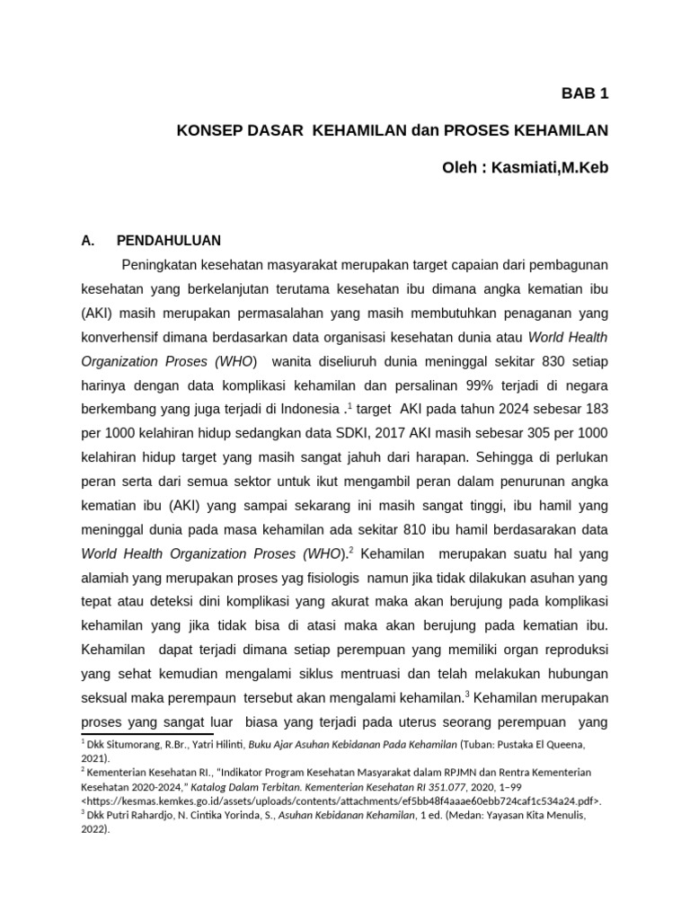 PENULISAN BAB 1 | PDF