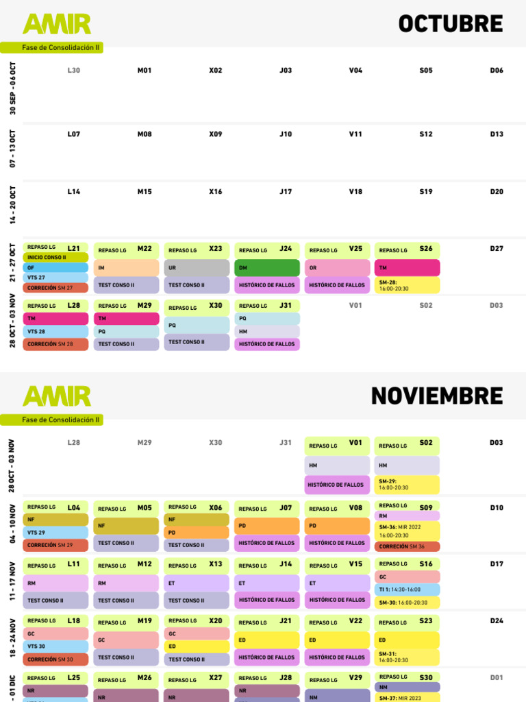 Octubre: M01 X02 J03 V04 S05 D06 | PDF