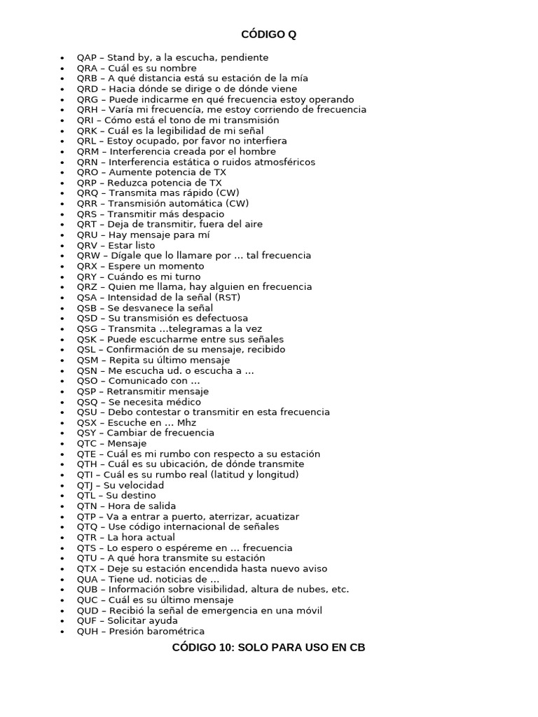 Código Q | PDF | Telecomunicaciones | Electrónica