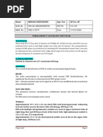 PET Scan Report Format Example Sample Template Drlogy Lab Report | PDF ...