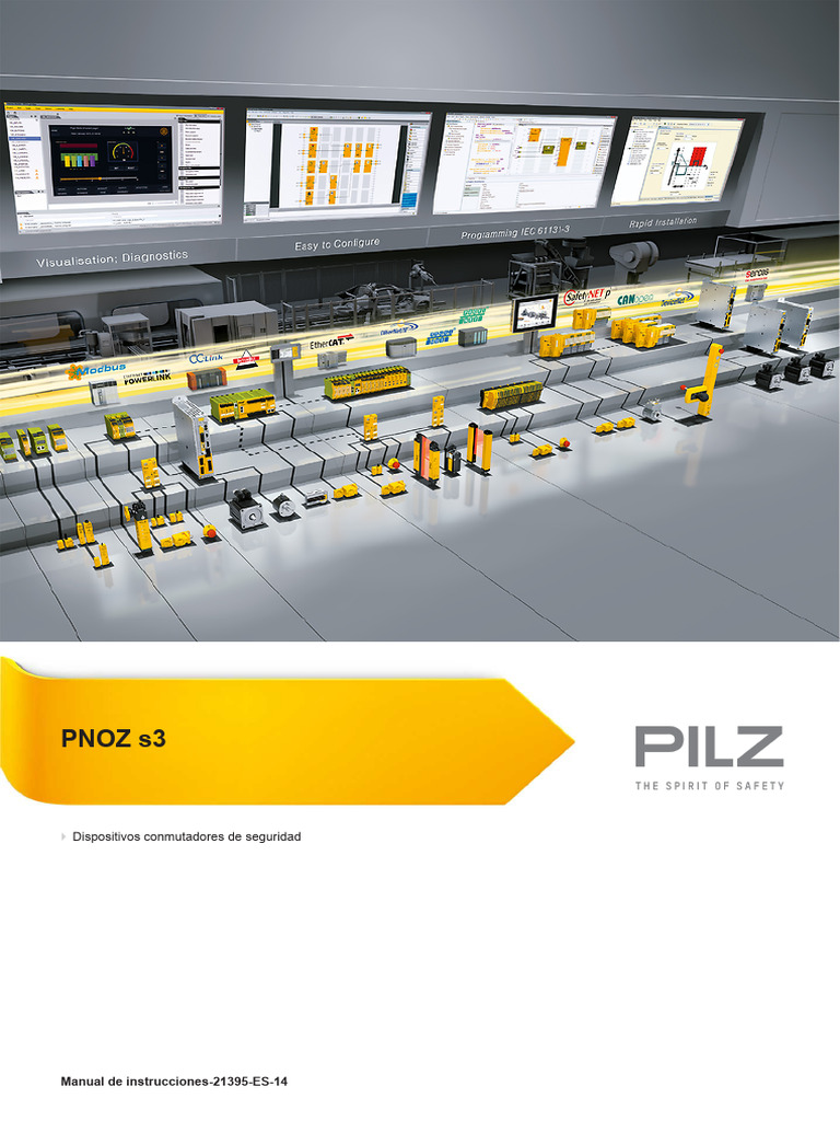 PNOZ s3 Operat Man 21395-ES-14 | PDF | Relé | Cambiar