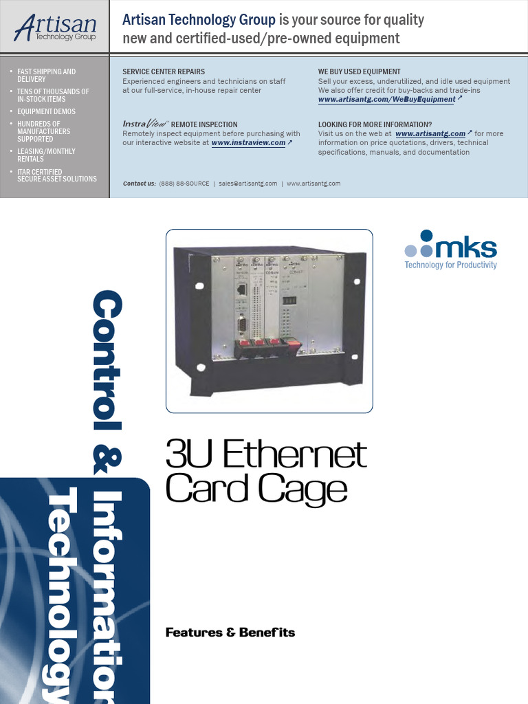 MKS Instruments CDN500 Datasheet 202010518658 | PDF | Ethernet ...