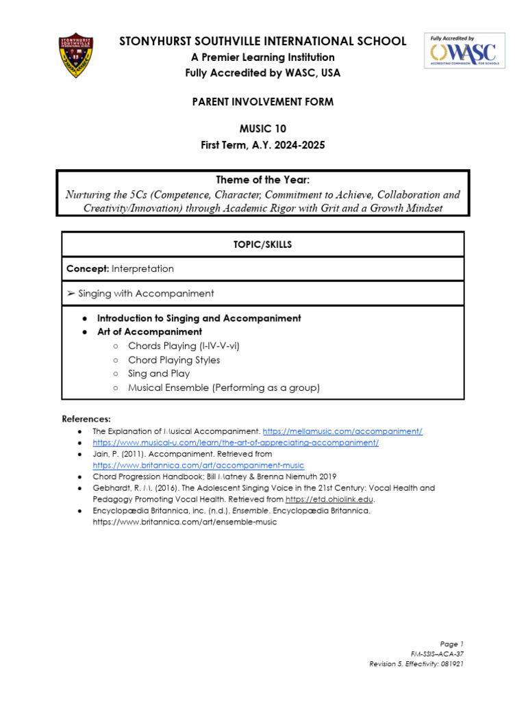 Music 10 Pif Ay 24-25 | PDF