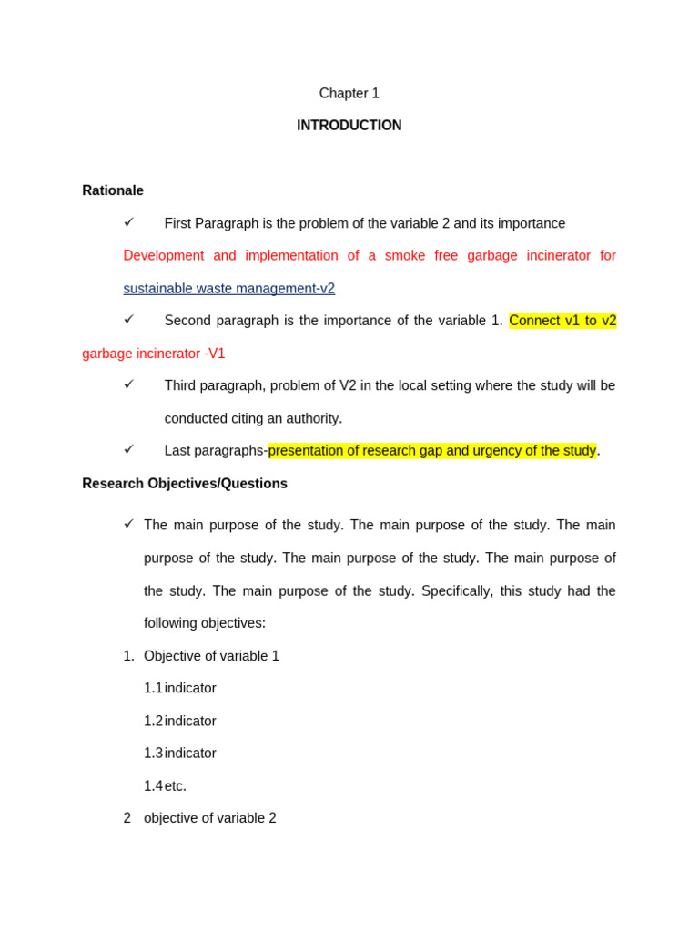 Chapter 1 For IMRaD Format201 | PDF
