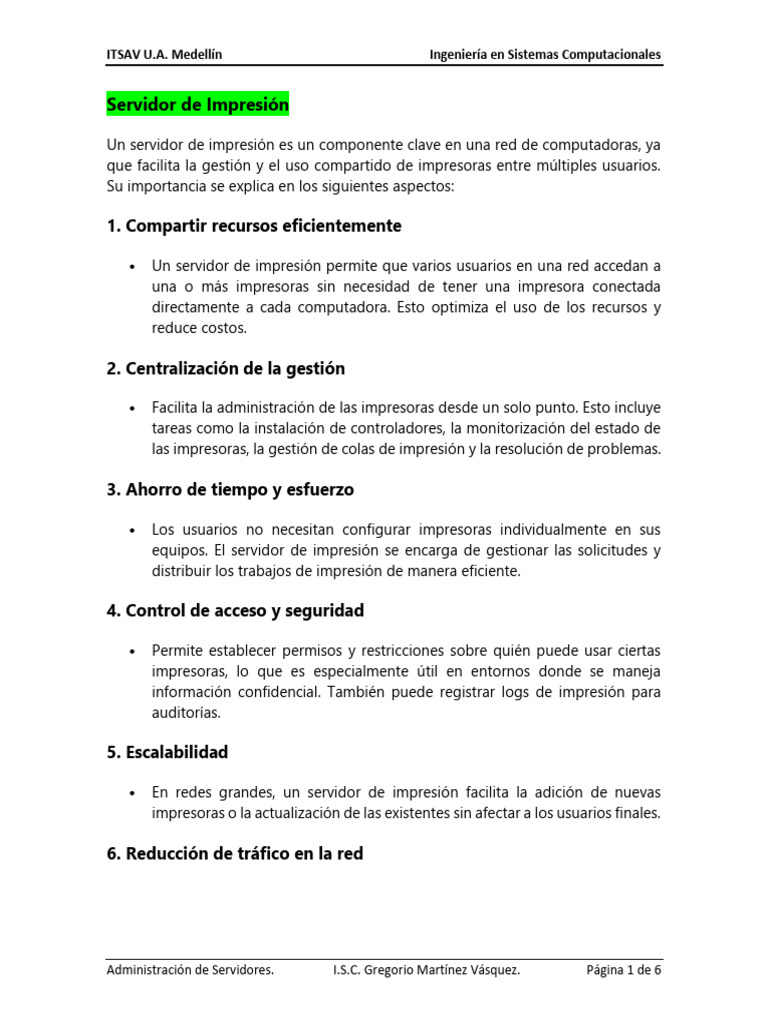 Servidor de Impresión | PDF | Distribución de Linux | Servidor (Computación)