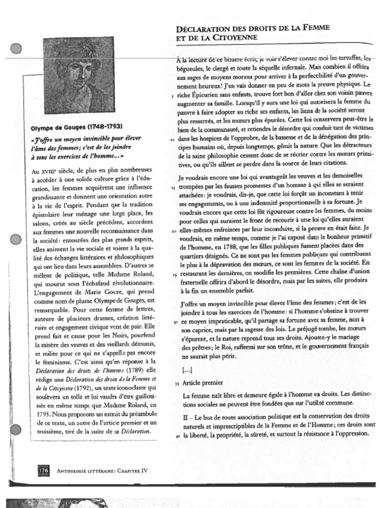 Olympe de Gouge | PDF