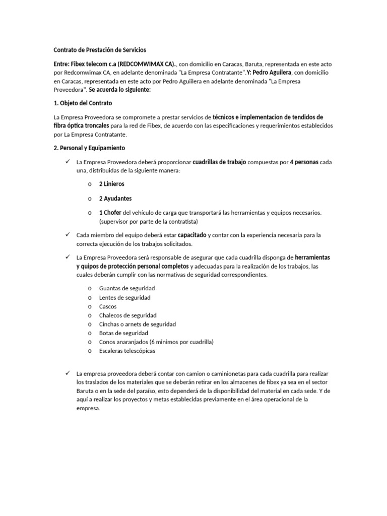 Contrato_de_Prestaci%C3%B3n_de_Servicios_a_subcontratistas | PDF