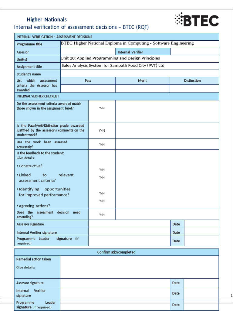 Unit 20 - Applied Programming and Design Principles_2022 - Imasha Emmanuel(E197182) | PDF ...