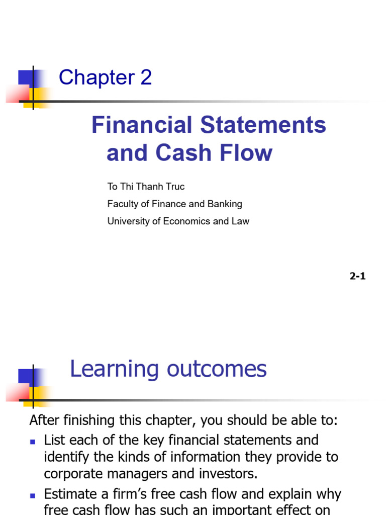 Chapter2 - Financial Statements and Cash Flow | PDF | Free Cash Flow | Cost Of Capital
