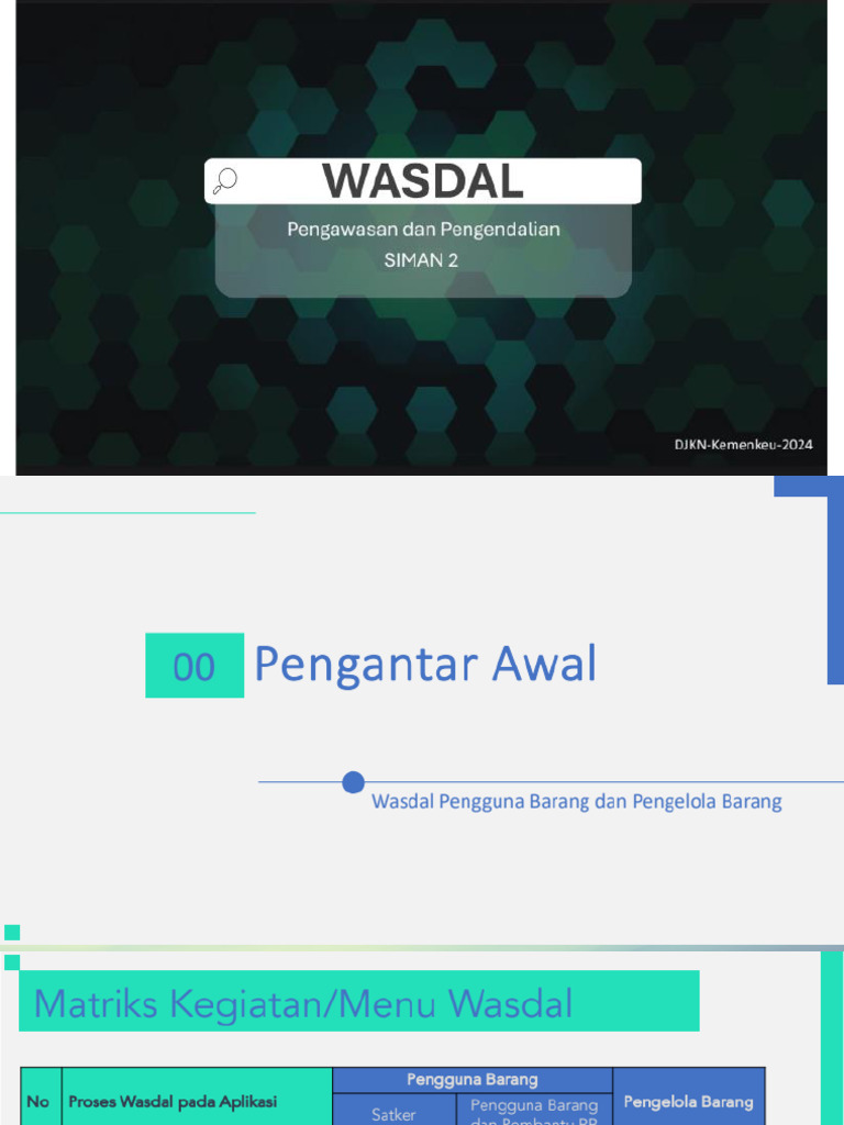 SIMAN v2 Modul Wasdal | PDF