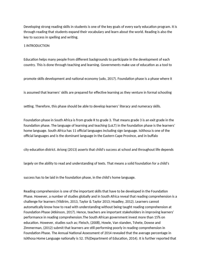 Developing stro-WPS Office | PDF | Reading Comprehension | Cognition