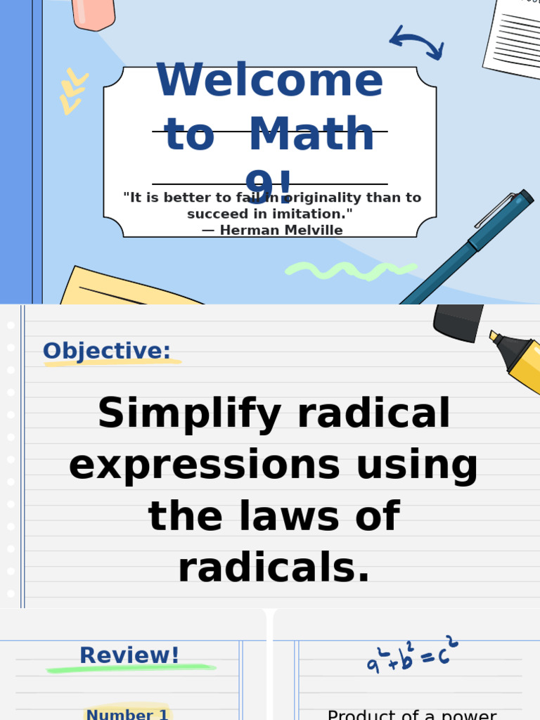 Simplifying Radicals One | PDF | Mathematical Objects | Arithmetic