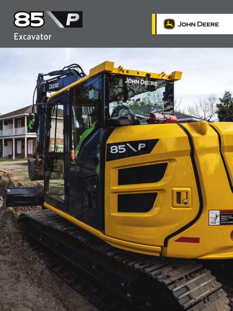 CNG Excavator 85 P-Tier Overview | PDF | Elevator | Pump