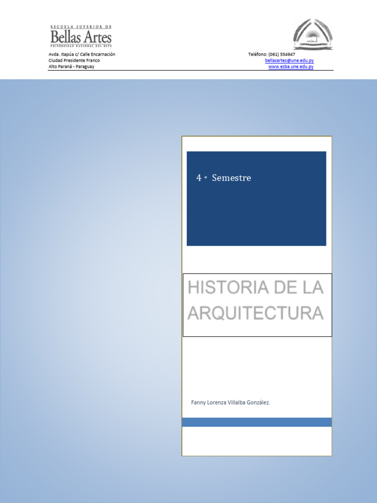 Fanny-Villalba Ficha4 Arq-Une 1°parcial | PDF | Paraguay | Torre