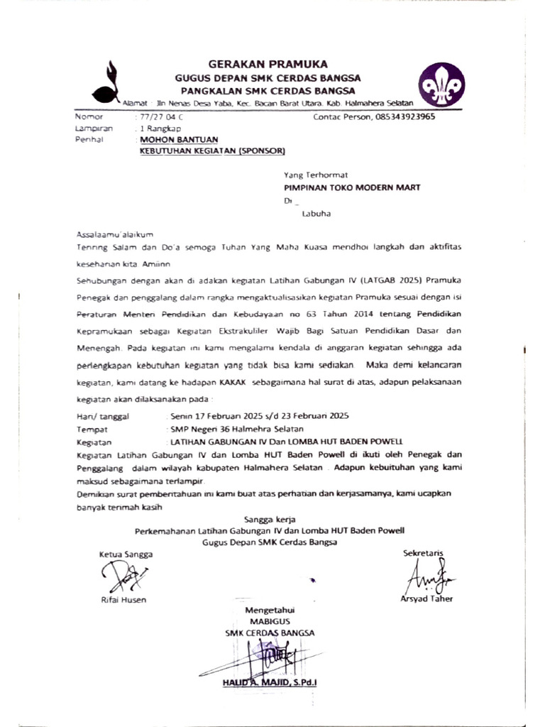 Surat Toko Modern | PDF