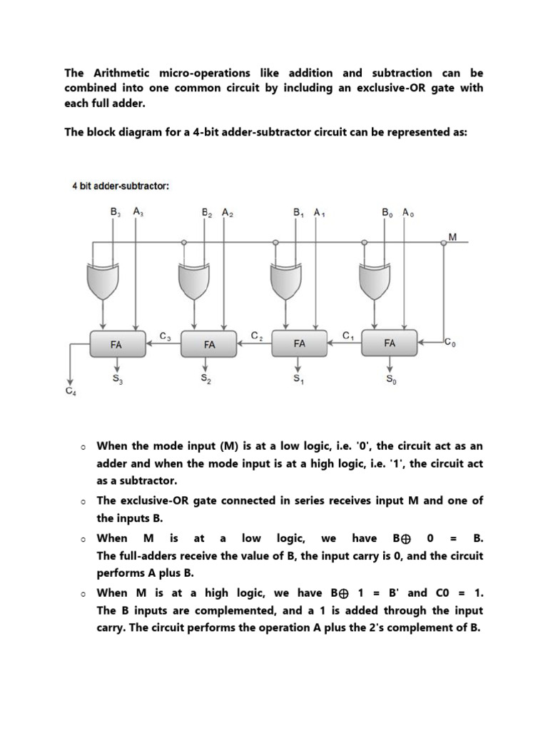 Binary Adder | PDF