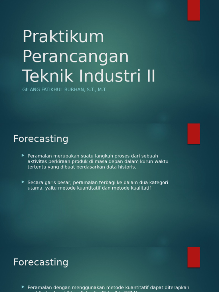 Materi Forecasting | PDF