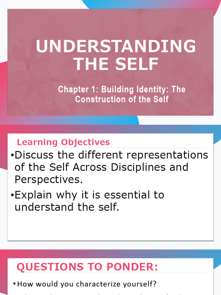 Lesson-1 Building Identity The Construction of The Self | PDF ...