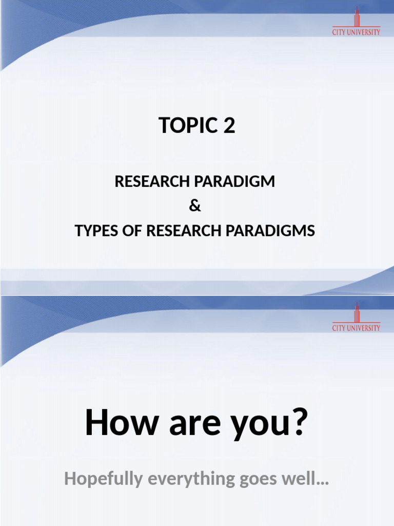 Understanding Research Paradigms | PDF | Methodology | Epistemology