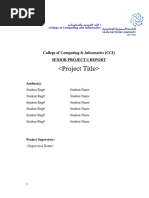 Capstone Project Documentation Chapter 1 Sample Template | PDF ...