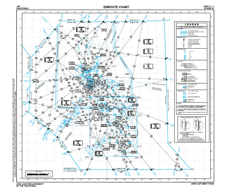 Enroute Chart Manila Fir | PDF
