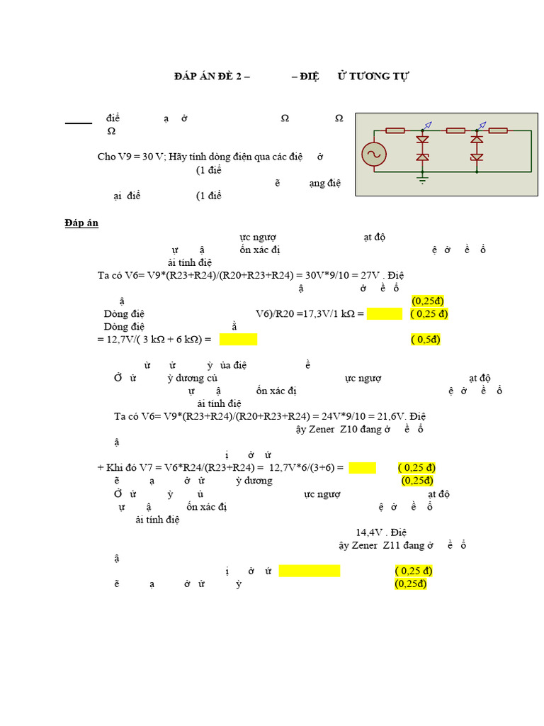 DapAn De2 DTTT EE2110 2021.2 | PDF