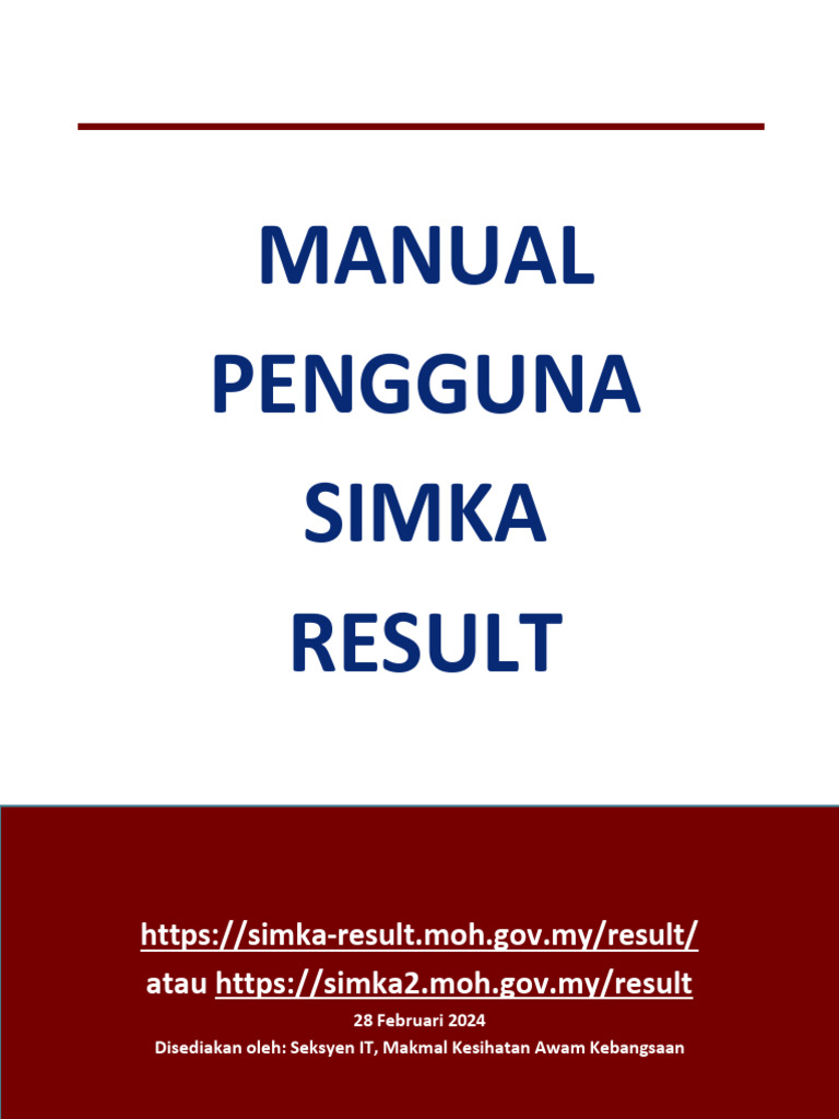 Manual Simka Result 2024-1 | PDF