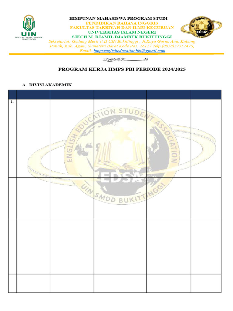 Proker HMPS PBI 2024/2025 | PDF