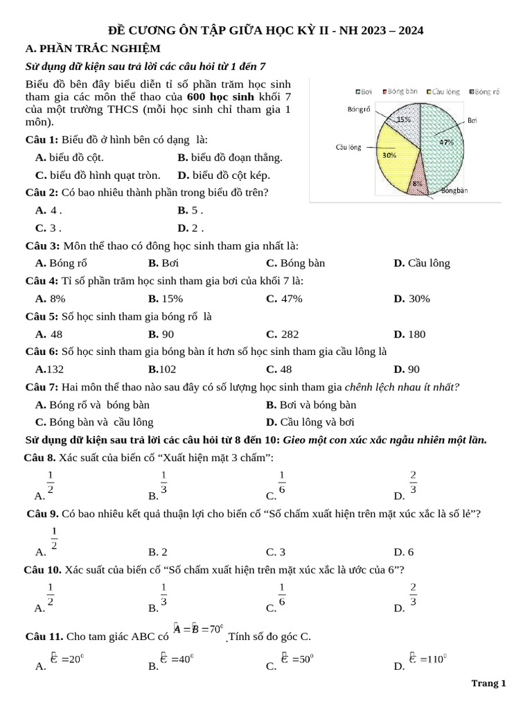 T7 ĐC GK2 TOÁN 7 | PDF